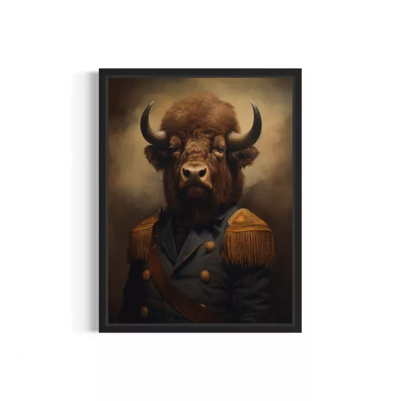 Bison Classic Animal Vintage Art Print Poster Wall Art Painting Phone ...
