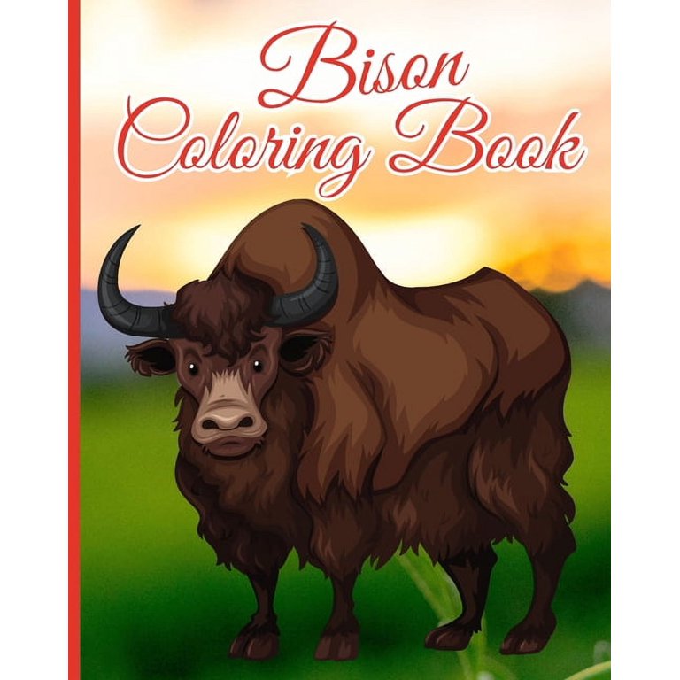 bison coloring book