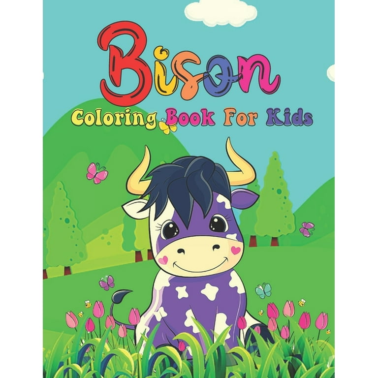 bison coloring book