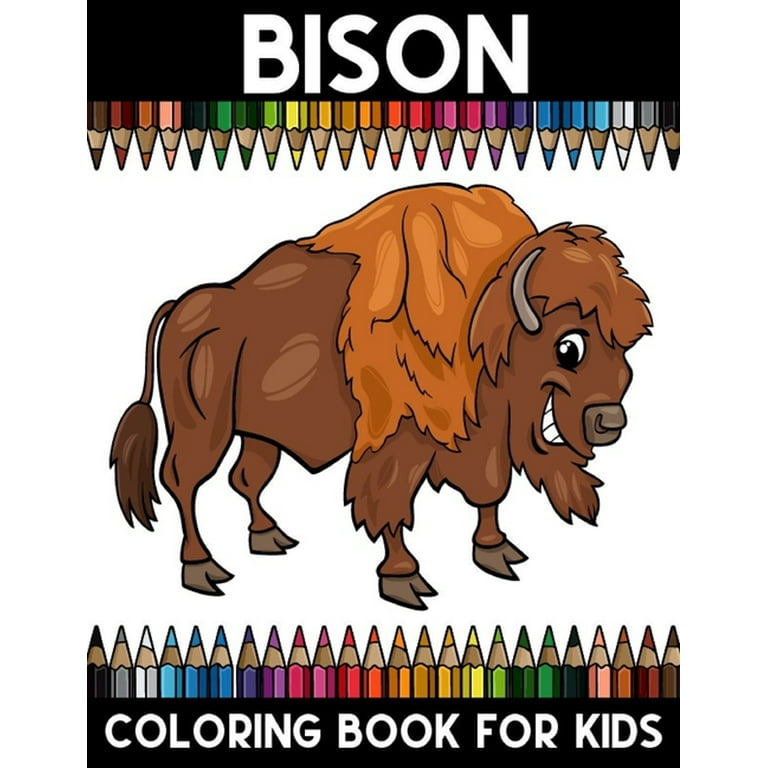 bison coloring book