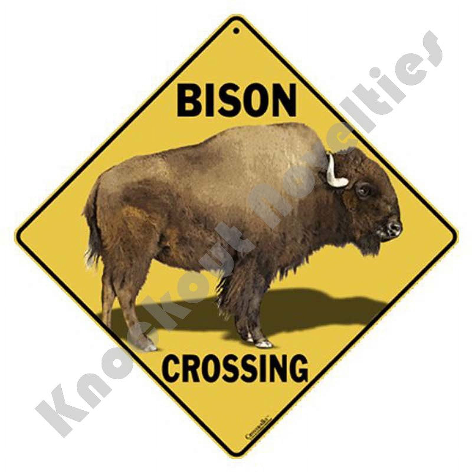 Bison Crossing - Sign - Walmart.com