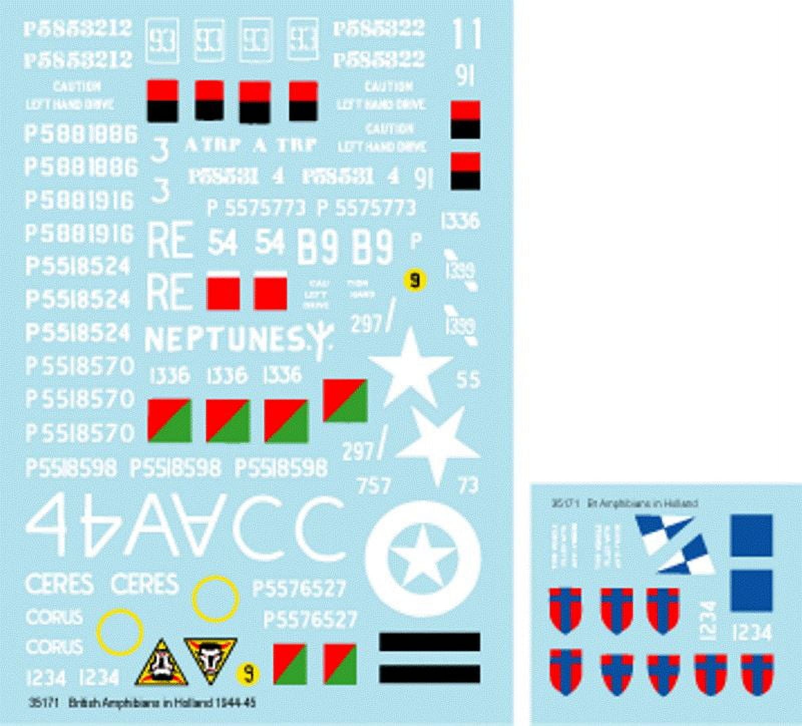 Bison Decals 1:35 British Amph #2 DUKW M29c Weasel & Terrapin #35171 ...