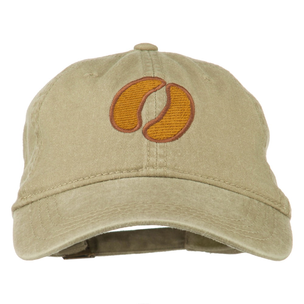 Bison Hoof Mascot Embroidered Washed Dyed Cap - Khaki OSFM - Walmart.com