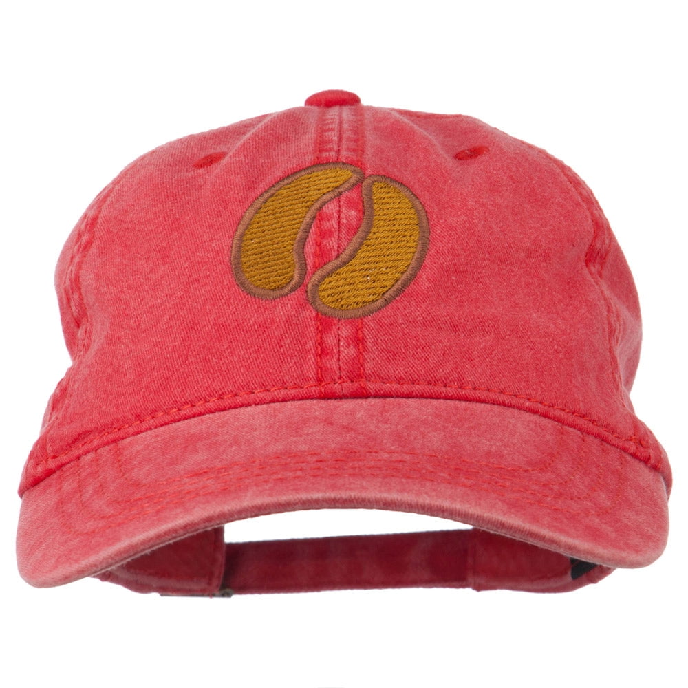 Bison Hoof Mascot Embroidered Washed Dyed Cap - Red OSFM - Walmart.com