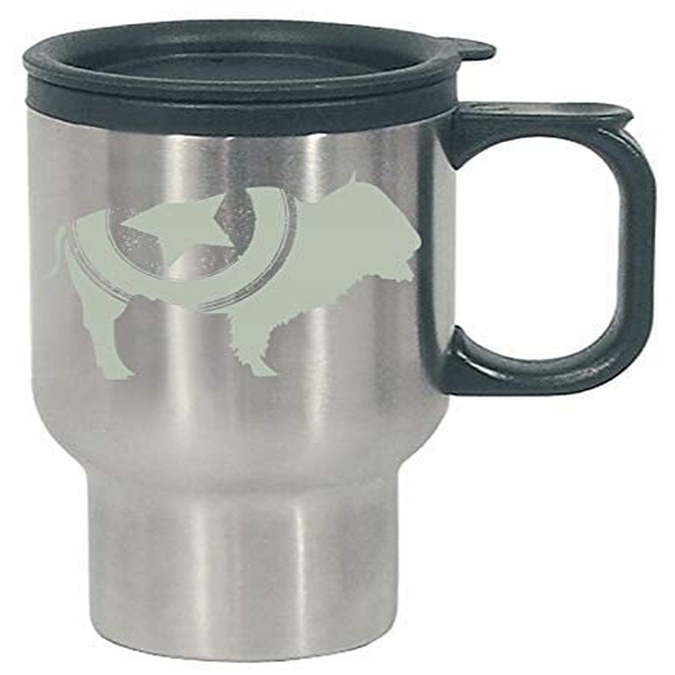 Bison Stainless Steel Travel Mug - Insulated, Durable, Perfect for Hot ...