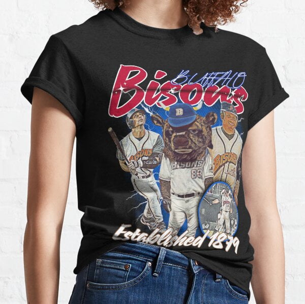 Bisons Bootleg Design Classic T-Shirt - Walmart.com