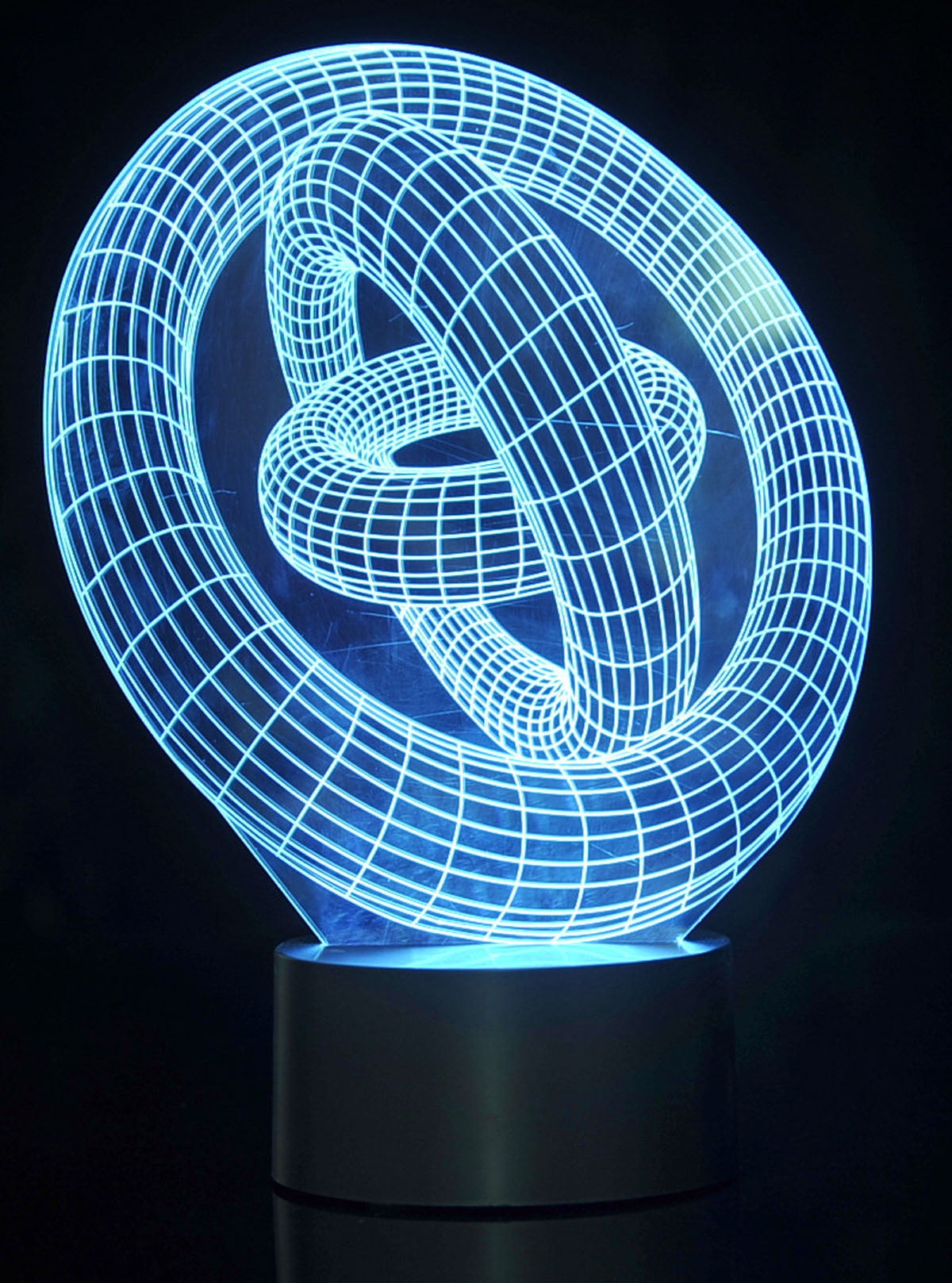 Bisontec 3D Ring-In-Ring Laser Cut Precision LED Lights - Walmart.com