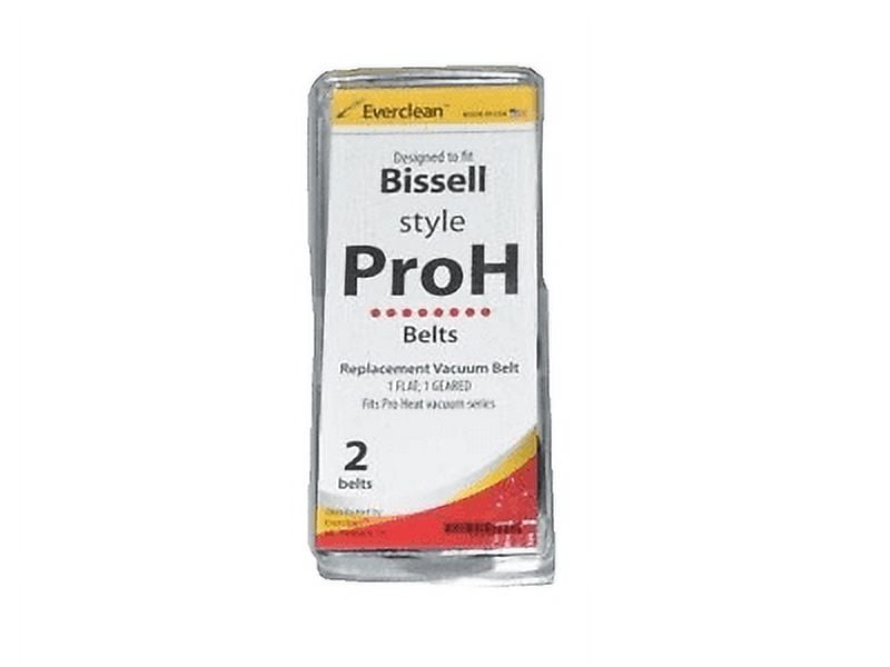 Bissell 6960W Proheat Hot Shot Steamer Pump Belts Set 1 Flat, 1 Geared ...