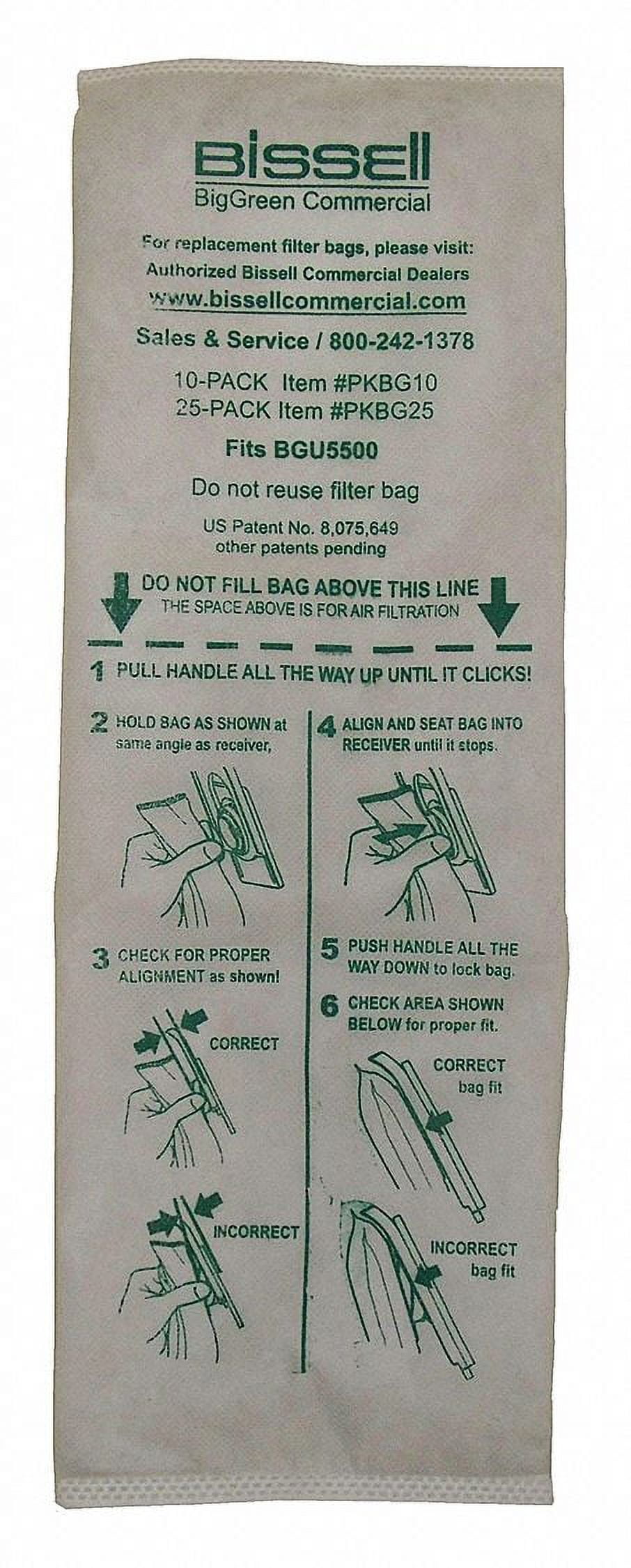 Bissell Commercial Vacuum Bag,PK25 PKBG25 - Walmart.com