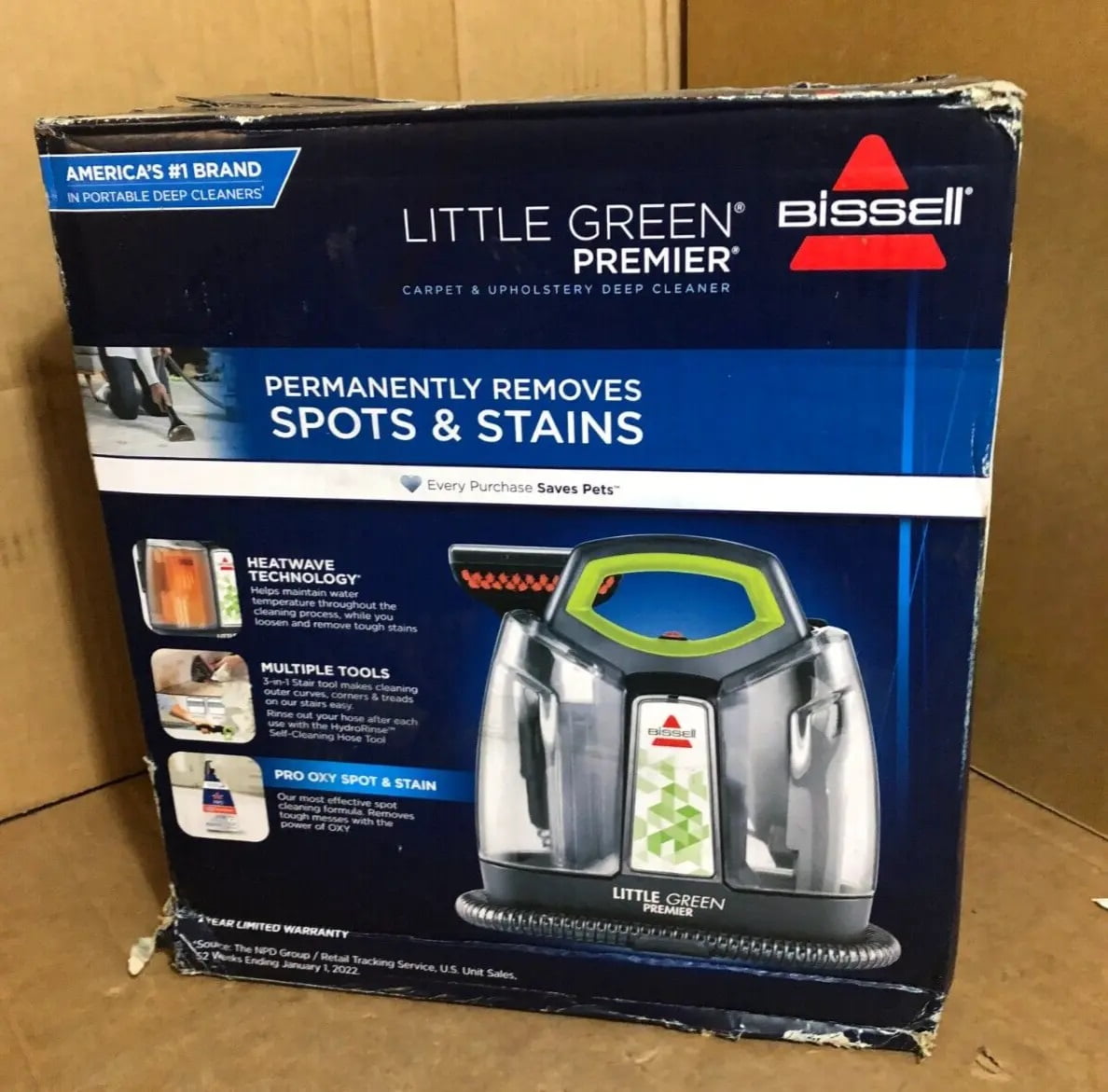 Bissell Little Green ProHeat Portable MultiPurpose Auto Deep Cleaner ...