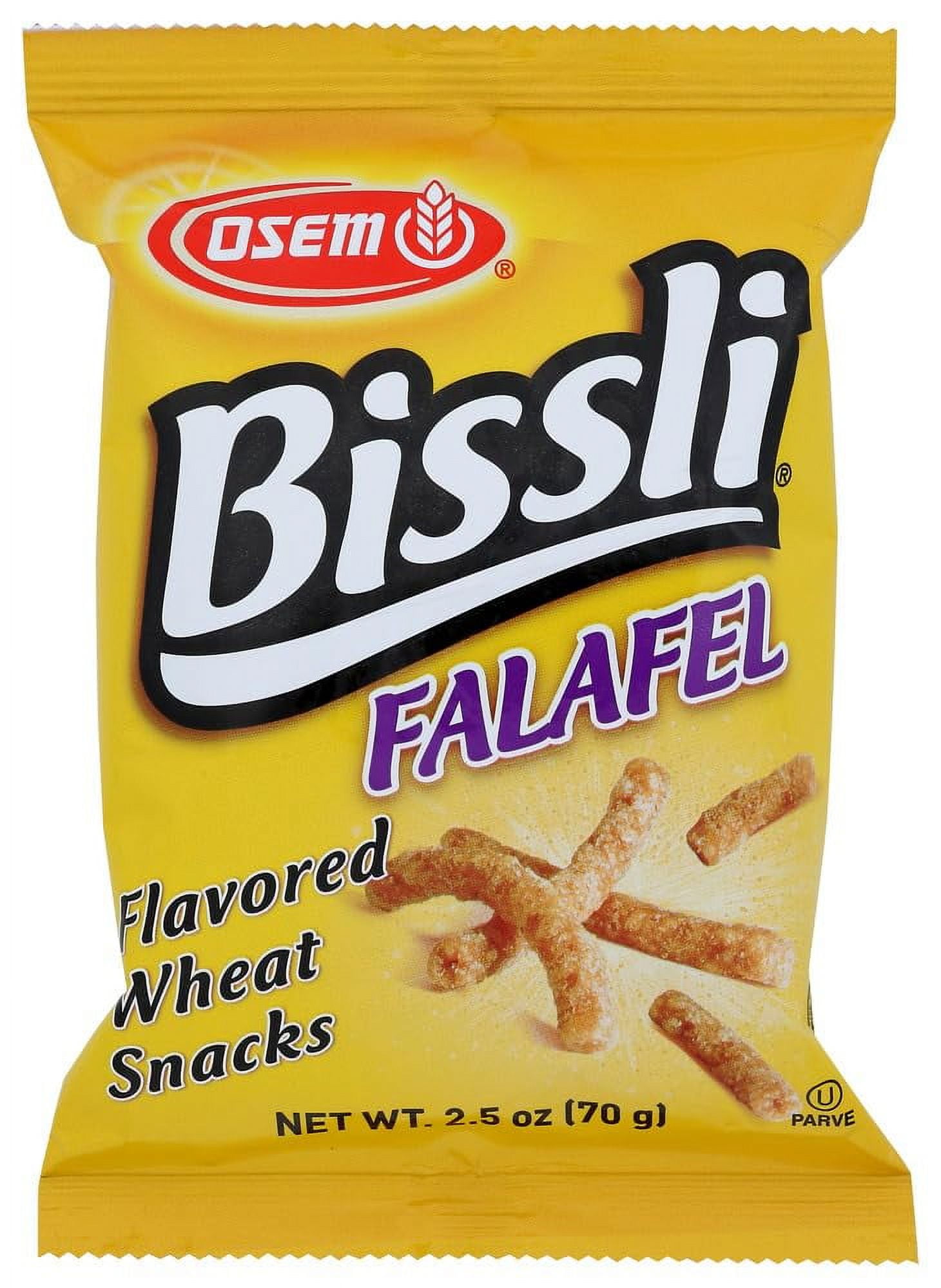 Bissli Falafel Flavored Crunchy Wheat Snack -No Food Coloring or ...