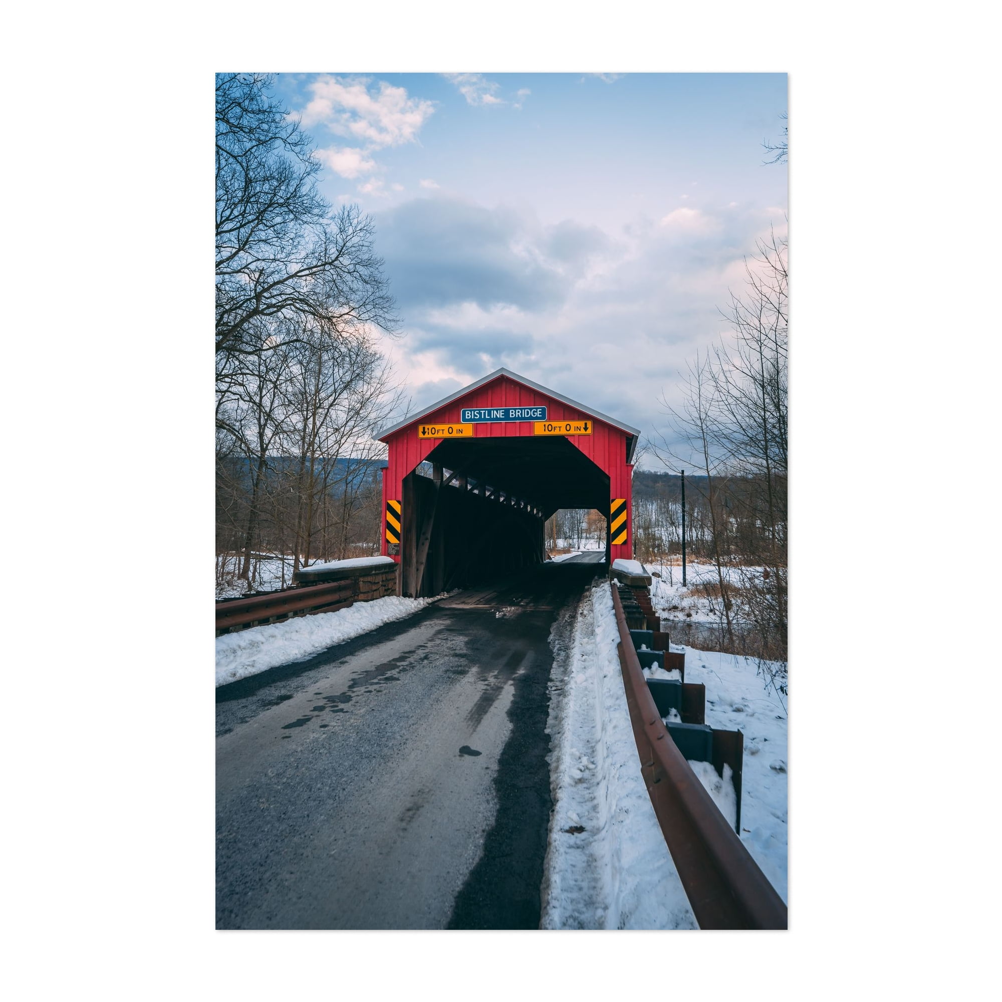 Bistline Bridge - Pennsylvania Photography Unframed Wall Art Print 5 x ...