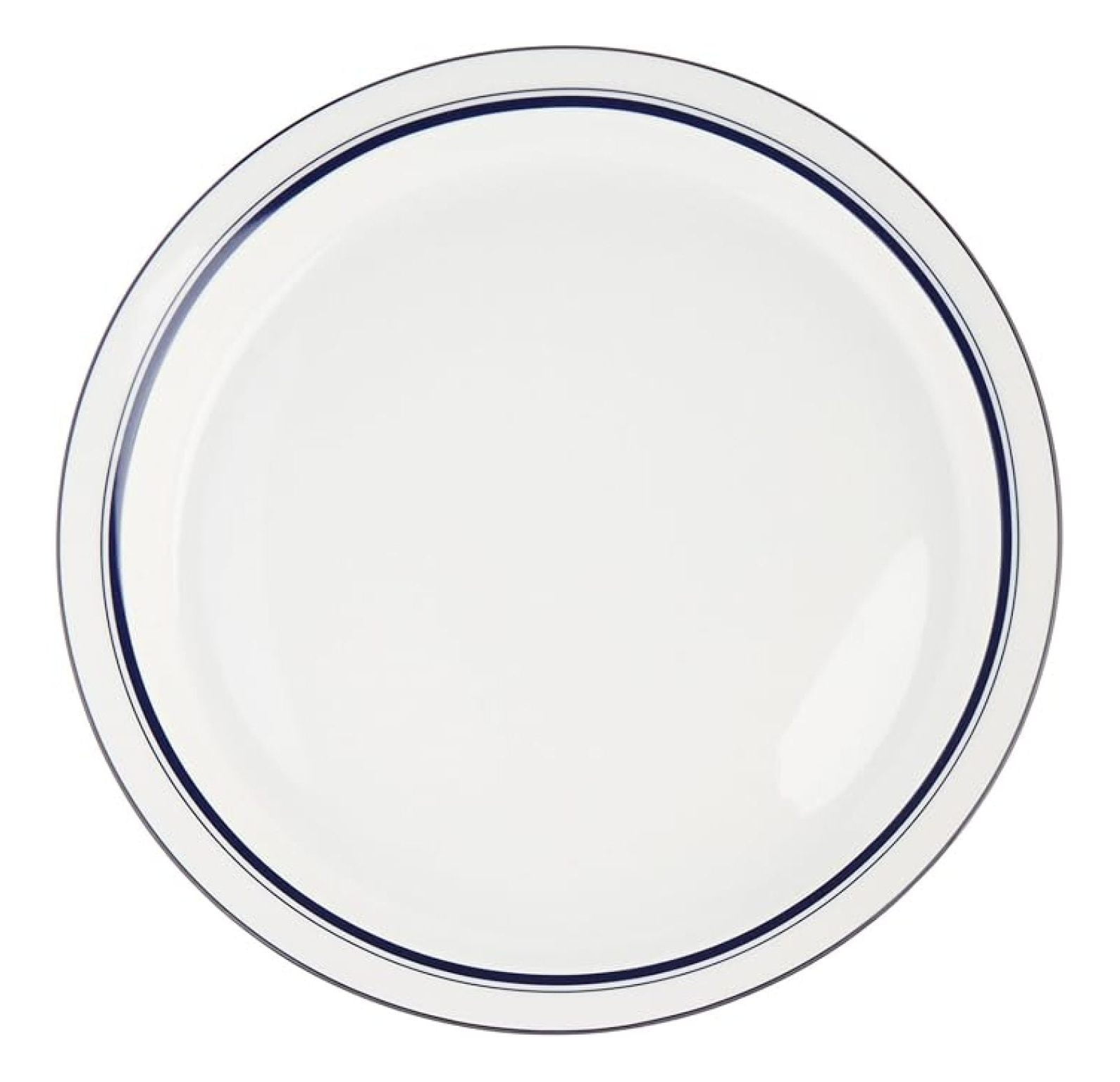 Bistro Christianshavn Blue Dinner Plates - Set of 4, 10.25 Inch ...