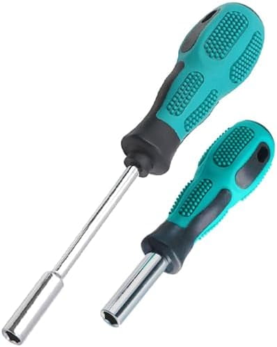 Bit Driver Handle,2 Pieces 1/4 inch Bit Driver Magnetic Screwdriver Bit ...