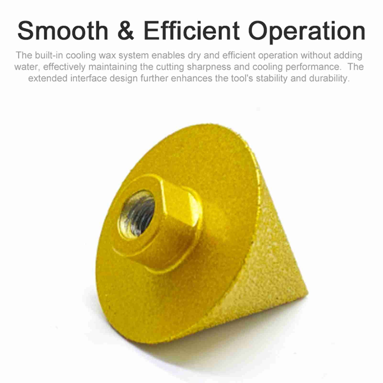 Bit Grit Chamfer Brazed Chamfering Tool Round-bevel Milling Bit Tile ...