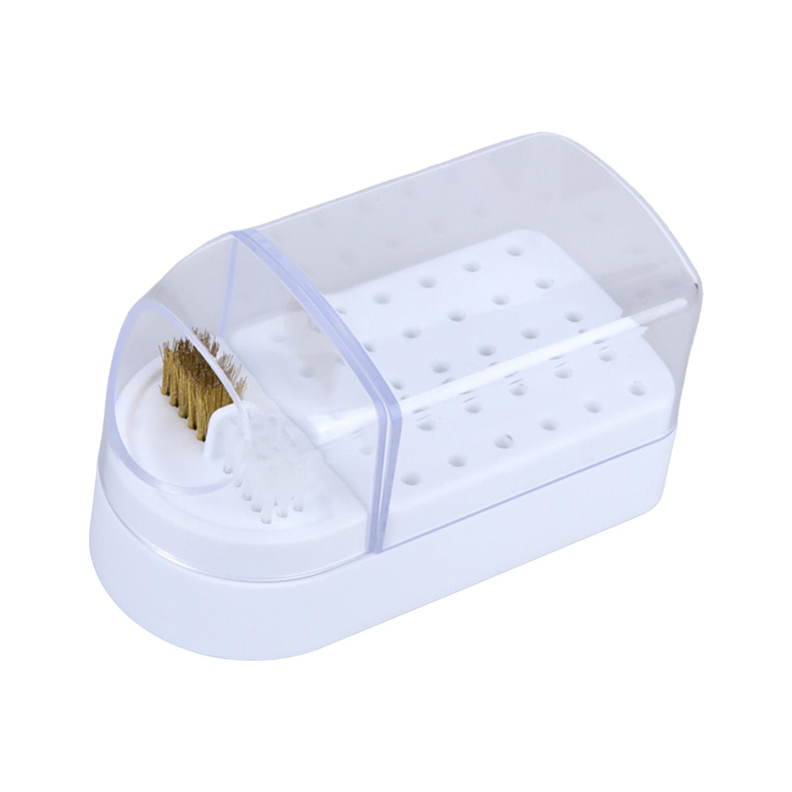 Bit Holder, Manicure Tools Dustproof 30 Holes 2 in 1 Large Space Salon ...