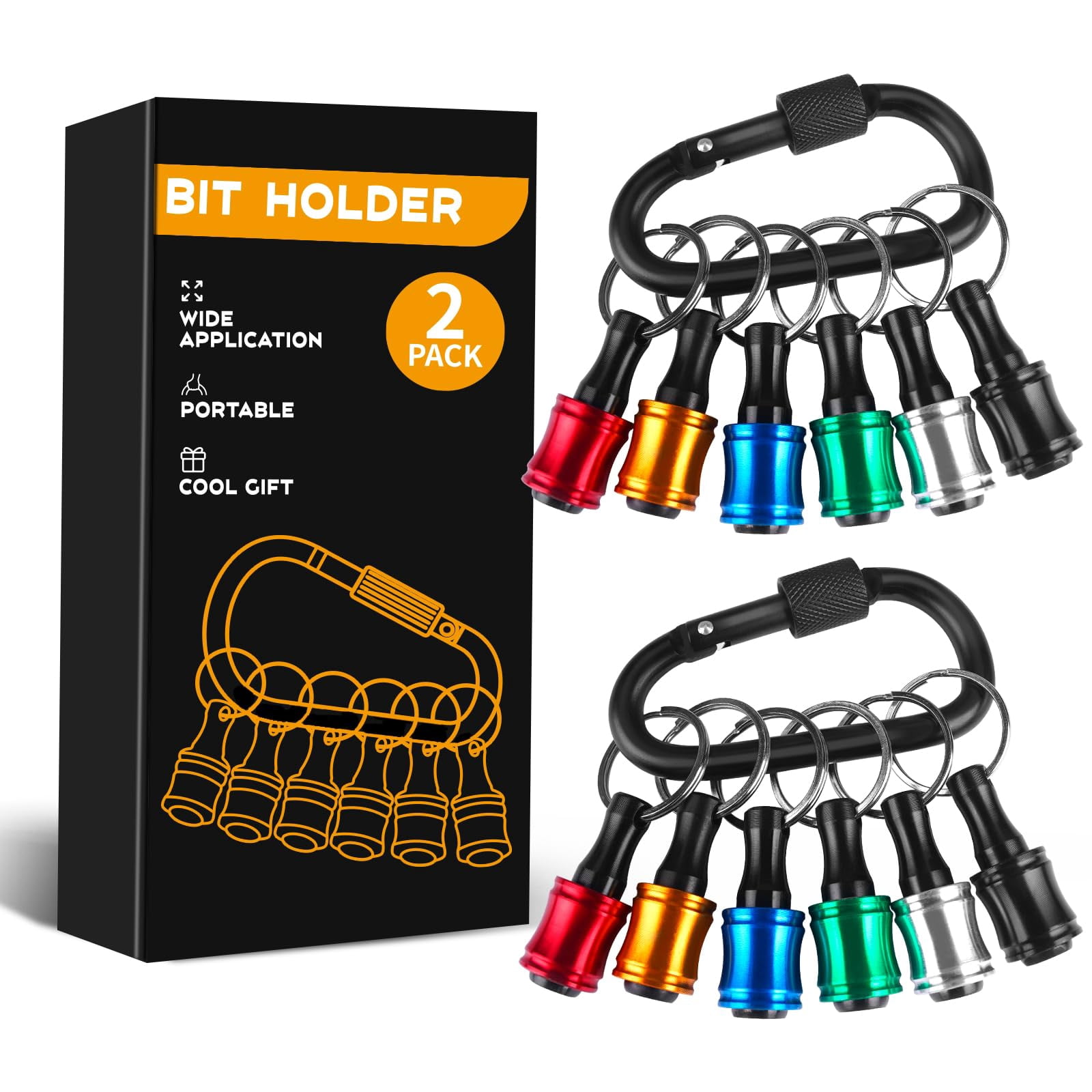 Bit Holder Stocking Stuffers for Men Gifts for Cool Gadgets Tool 1/4 ...