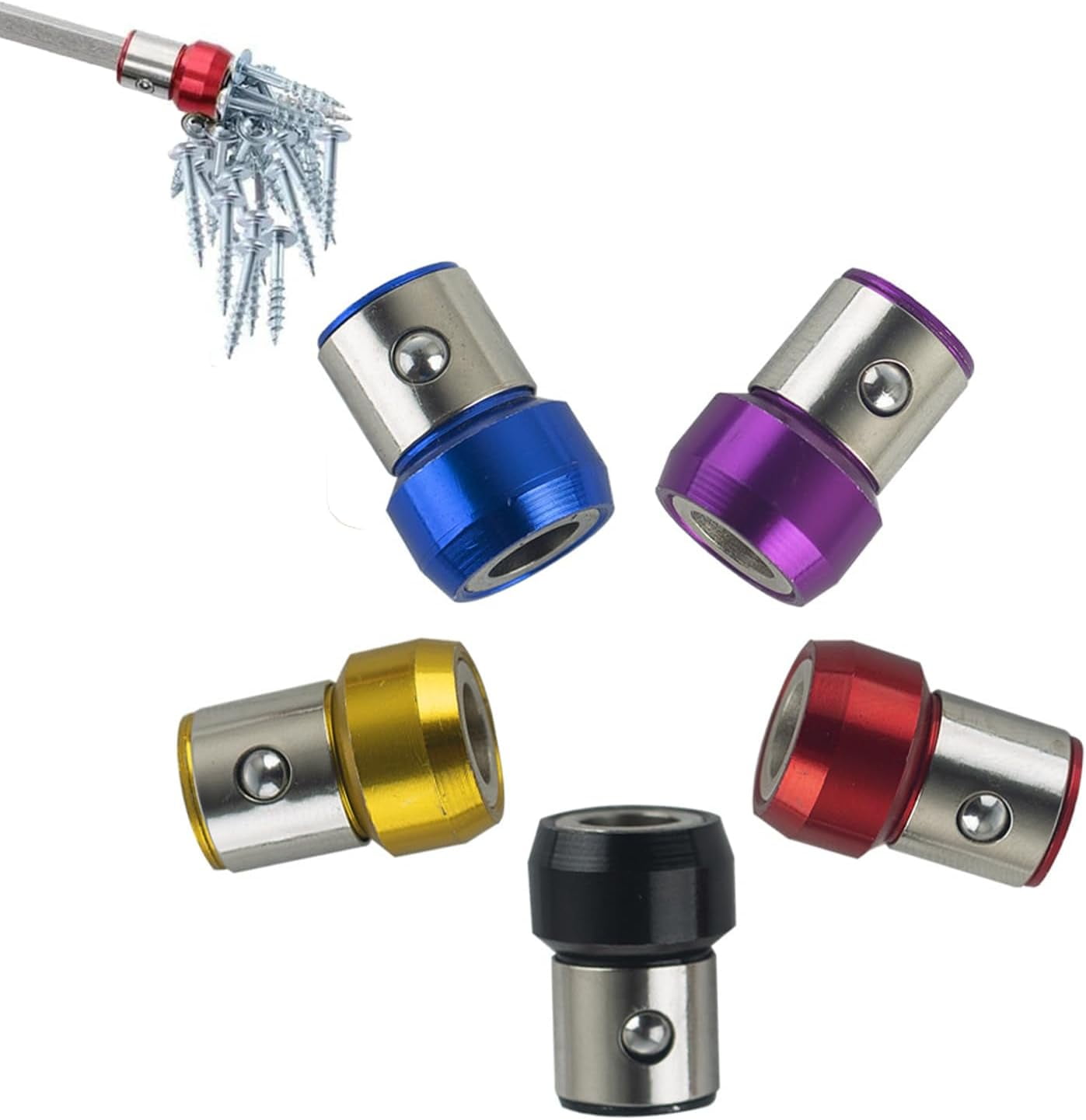 Bit Magnetizer Ring, Strong Magnetic Screw Ring for Drill, Screwdriver ...