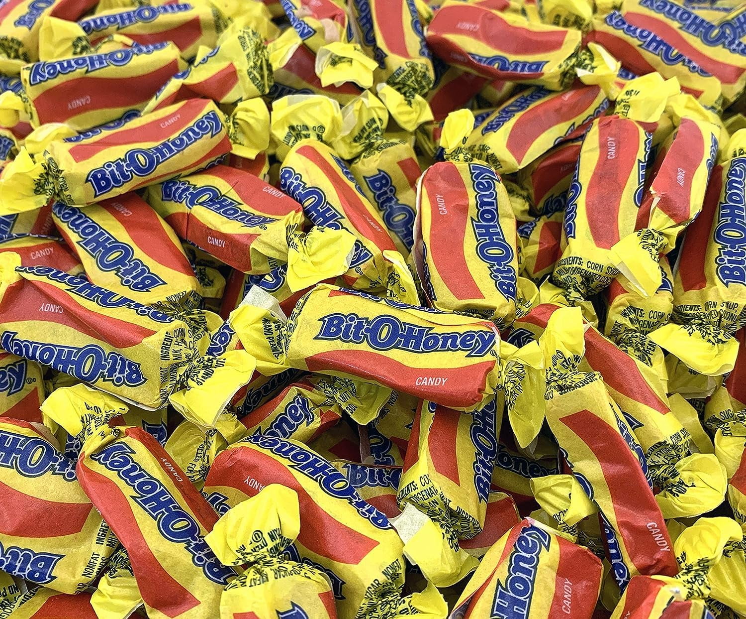 Bit-O-Honey Retro Taffy Candy, Individually Wrapped (Pack of 3 Pounds ...