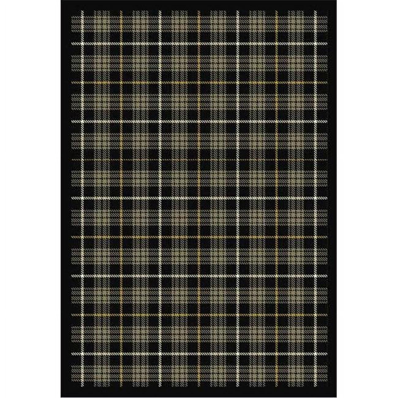 Bit O ft. Scotch Flannel Gray 5 ft.4 in. x 7 ft.8 in. WearOn Nylon ...