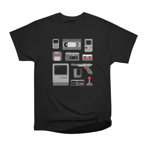 Bit Pixel Memories T-Shirt Tee Gift For Him Merch For Her Apparel For ...