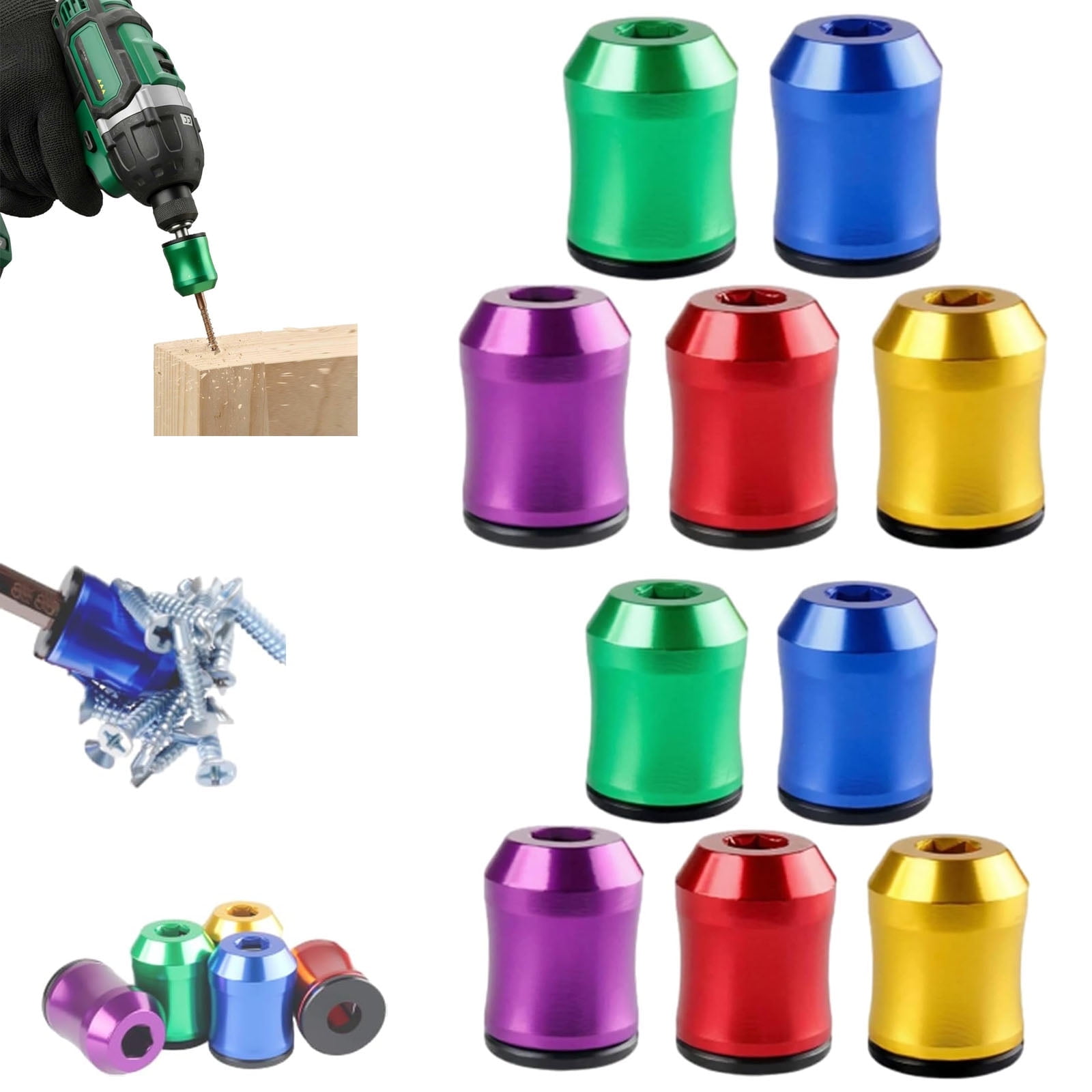 Bit Ring, Strong Magnetic Screw Ring For Drill,Screwdriver Head ...