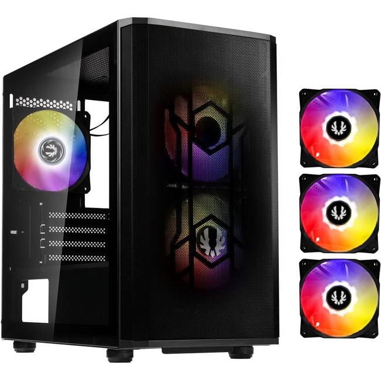 Bitfenix Nova Mesh M ARGB High Airflow PC Gaming Case, Black - Walmart.com
