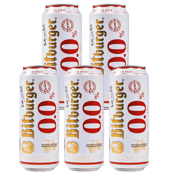 Bitburger Drive Non-Alcoholic Beer, Award Winning Beer from Germany ...