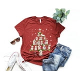 Bitchon Frise Christmas Tree T-Shirt, Funny Dog Lover Gift, Christmas ...