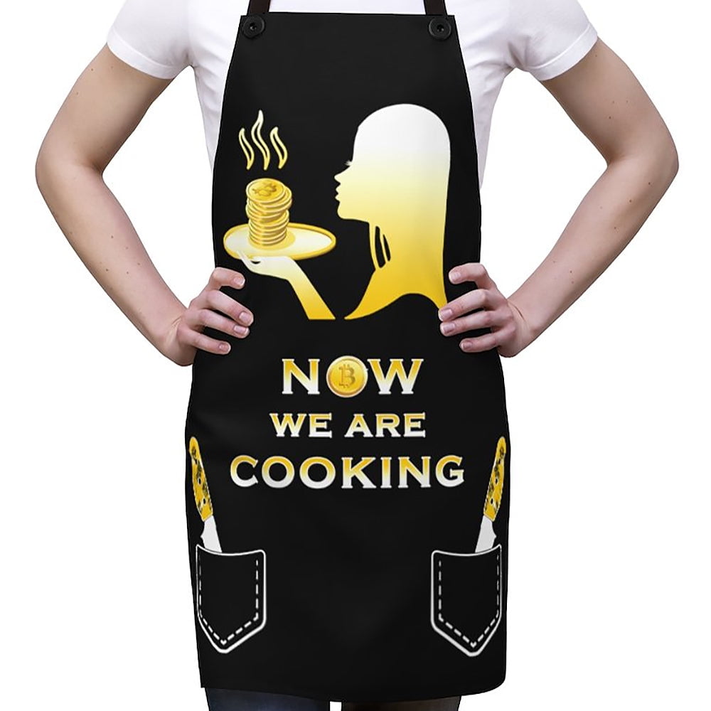 Bitcoin Apron for Women Crypto Apron Kitchen Aprons for Women Chef ...