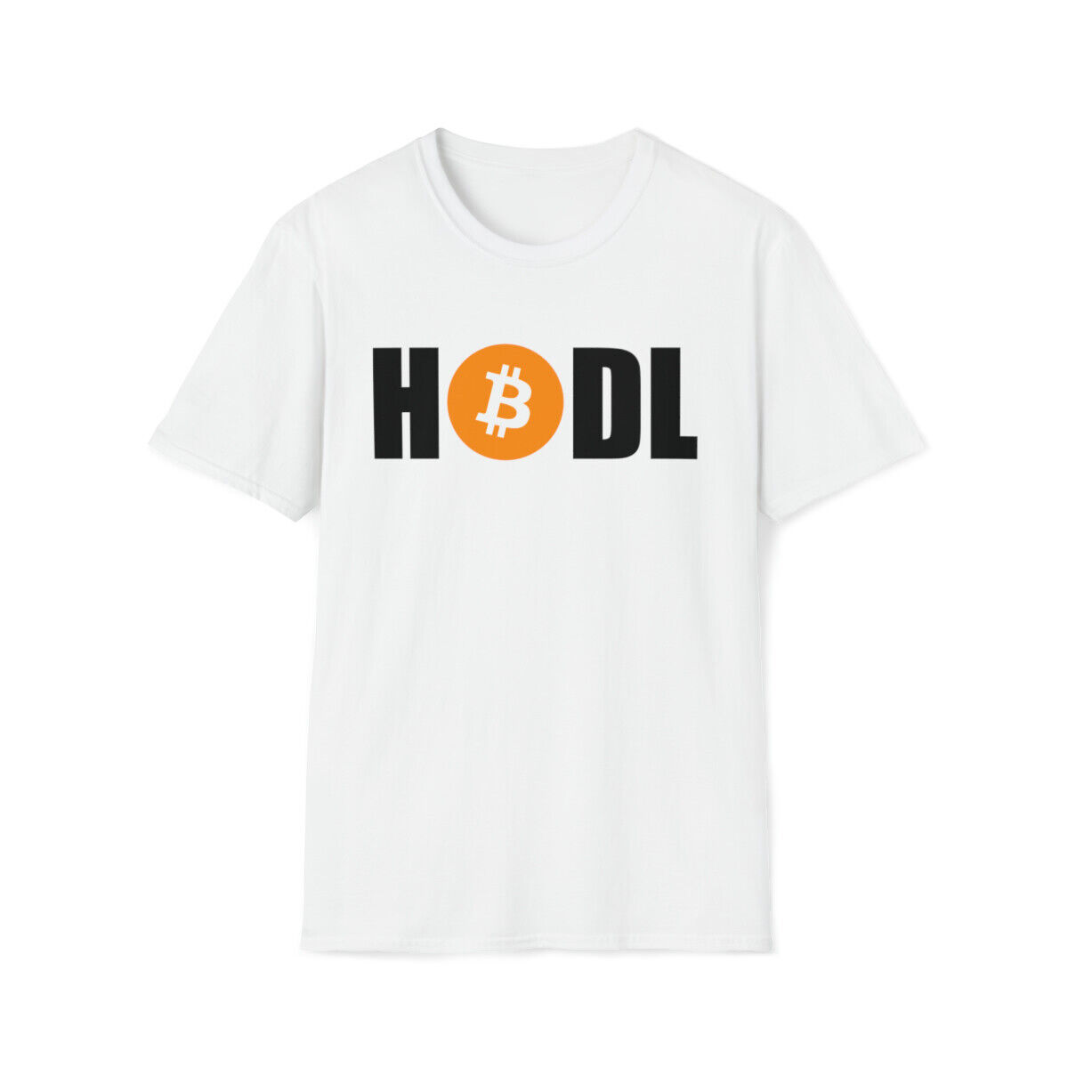 Bitcoin BTC HODL Crewneck Softstyle T-Shirt, Cotton Bitcoin Shirt, To ...