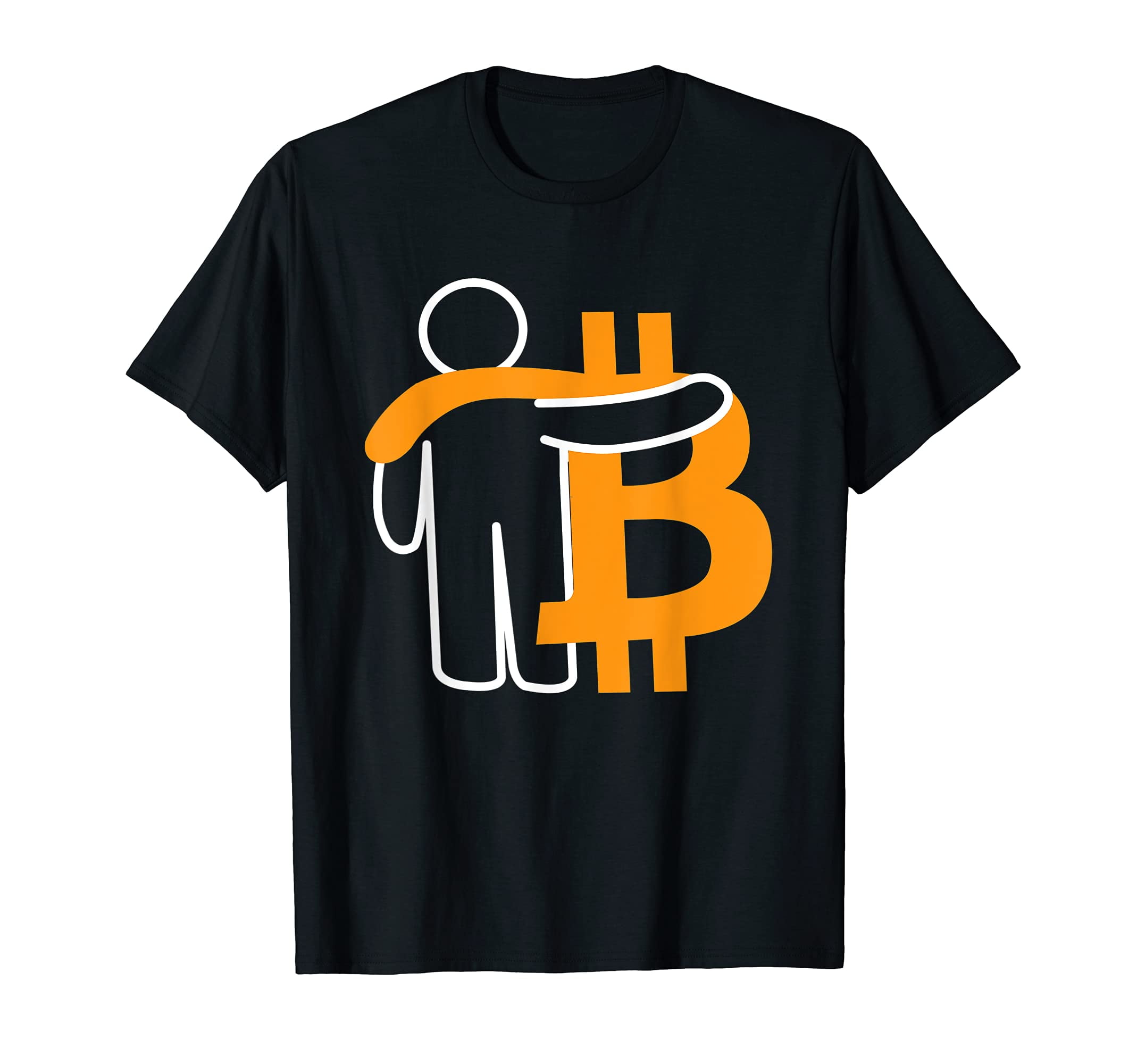 Bitcoin Best Friend Stick Figure - Crypto BFF Bitcoins T-Shirt - Walmart.com