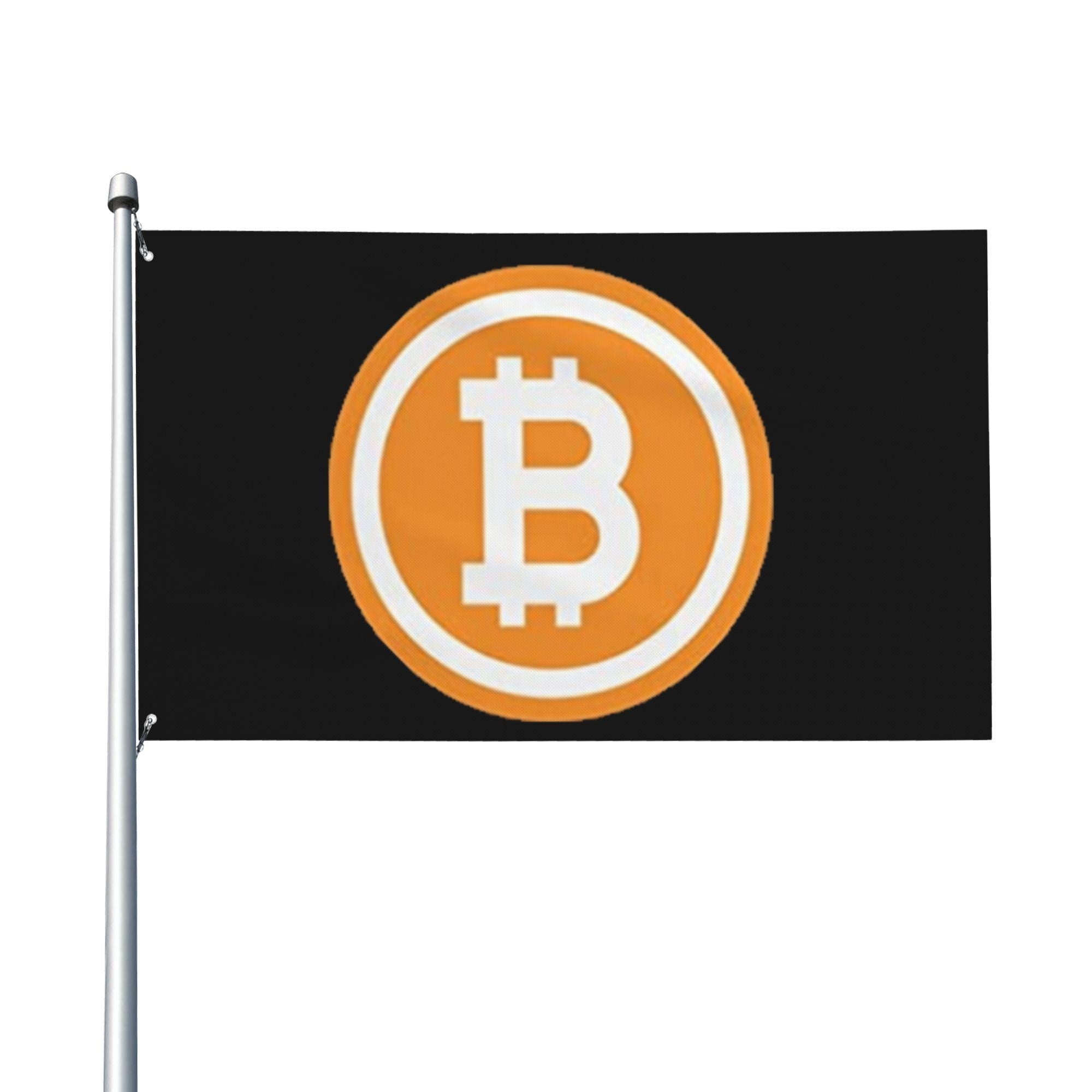 Bitcoin Flag Outdoor Garden Flag Breeze Flag Home House Flags Banner ...