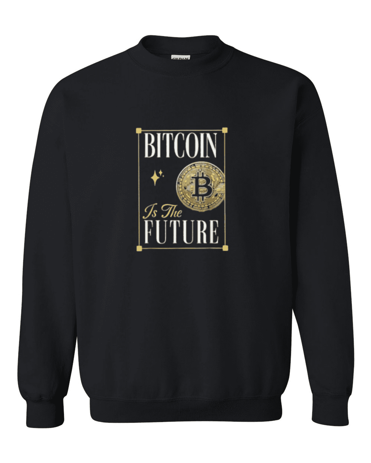 Bitcoin Future Money Quote with Digital Bold Crypto Vibe Sweatshirt, up ...