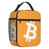 Bitcoin Insulated Lunch Bags for Women BTC Cryptocurrency Portable ...