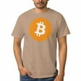 Bitcoin Logo T-Shirts for Men, Casual Crew Neck Tee Shirts, Unisex ...