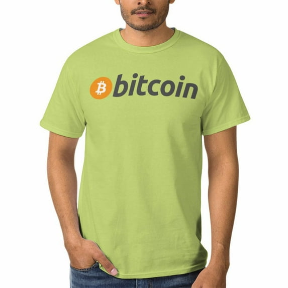 Bitcoin Logo T-Shirts for Men, Casual Crew Neck Tee Shirts, Unisex ...