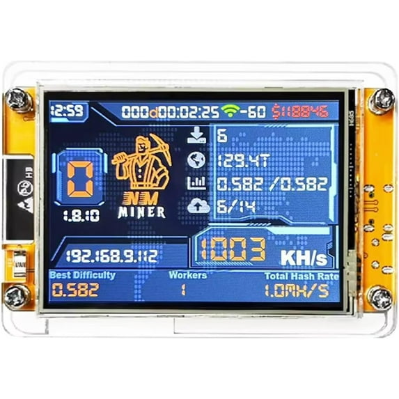 Bitcoin Miner NerdMiner V2 NMMiner ESP-WROOM-32 ESP32 Development Board ...