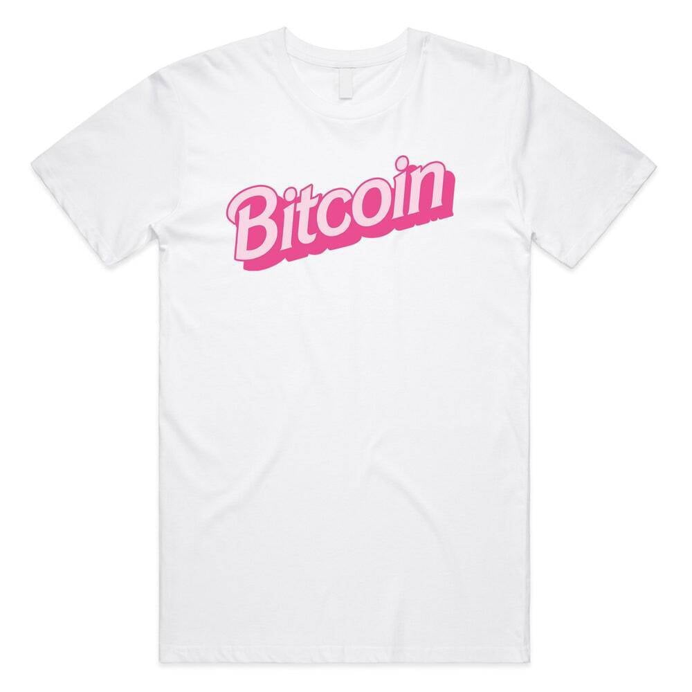 Bitcoin Pink Retro T-shirt Tee Top Funny Cryptocurrency Crypto BTC Doge ...
