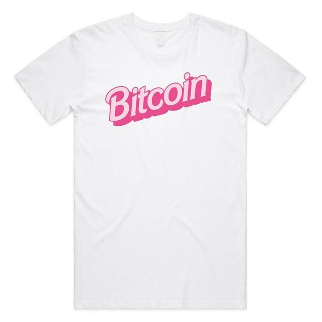 Bitcoin Pink Retro T-shirt Tee Top Funny Cryptocurrency Crypto BTC Doge ...