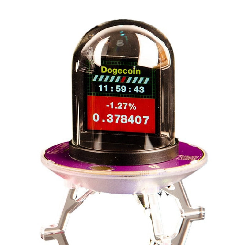 Bitcoin RGB Nixie Tube Clock Smart WIFI Networked LED Light-Emitting ...