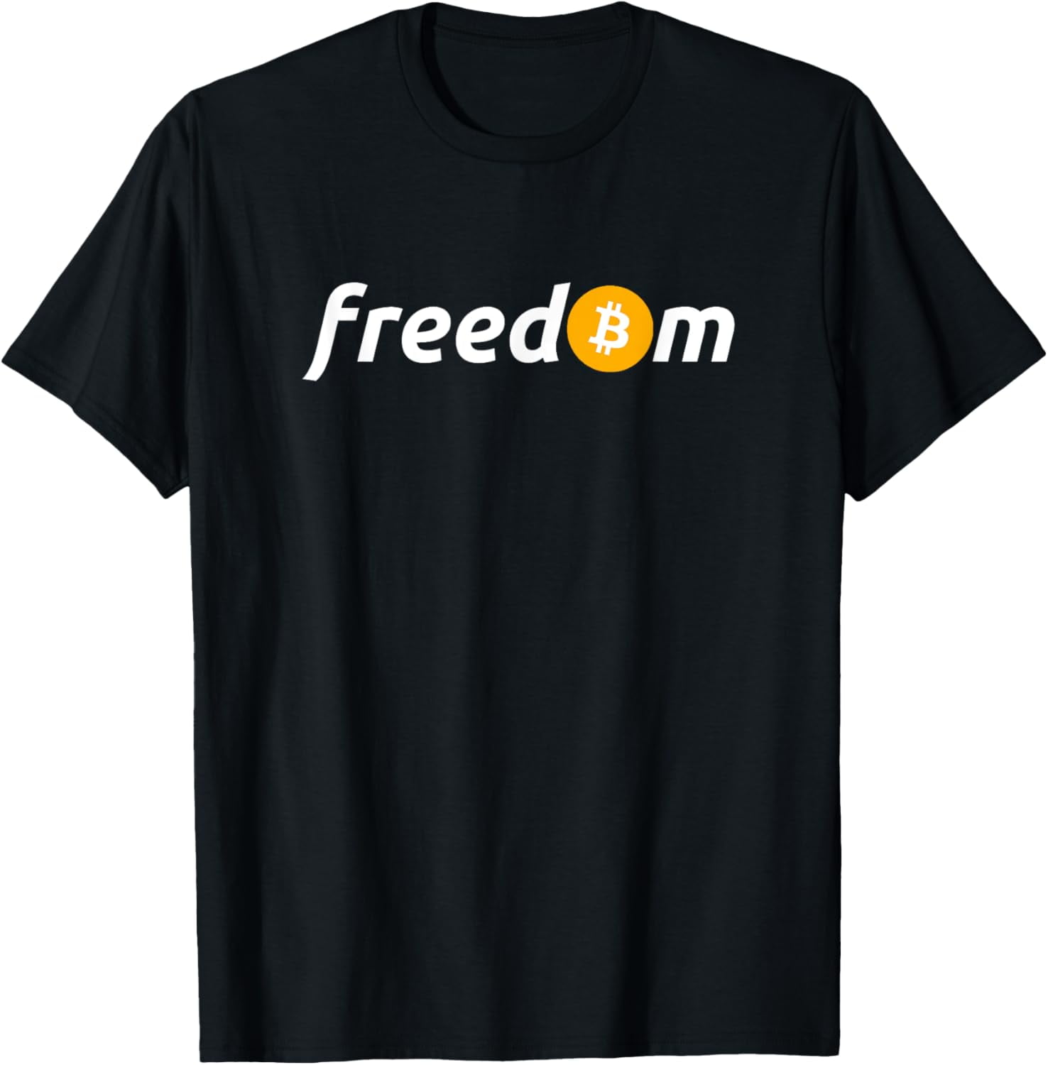 Bitcoin means Freedom: BTC Logo T Shirt for Crypto Fans T-Shirt ...