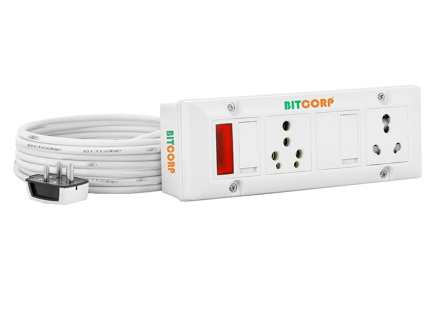 Bitcorp Extension Board Heavy Duty Box 16A 20A 25A with Thermal ...