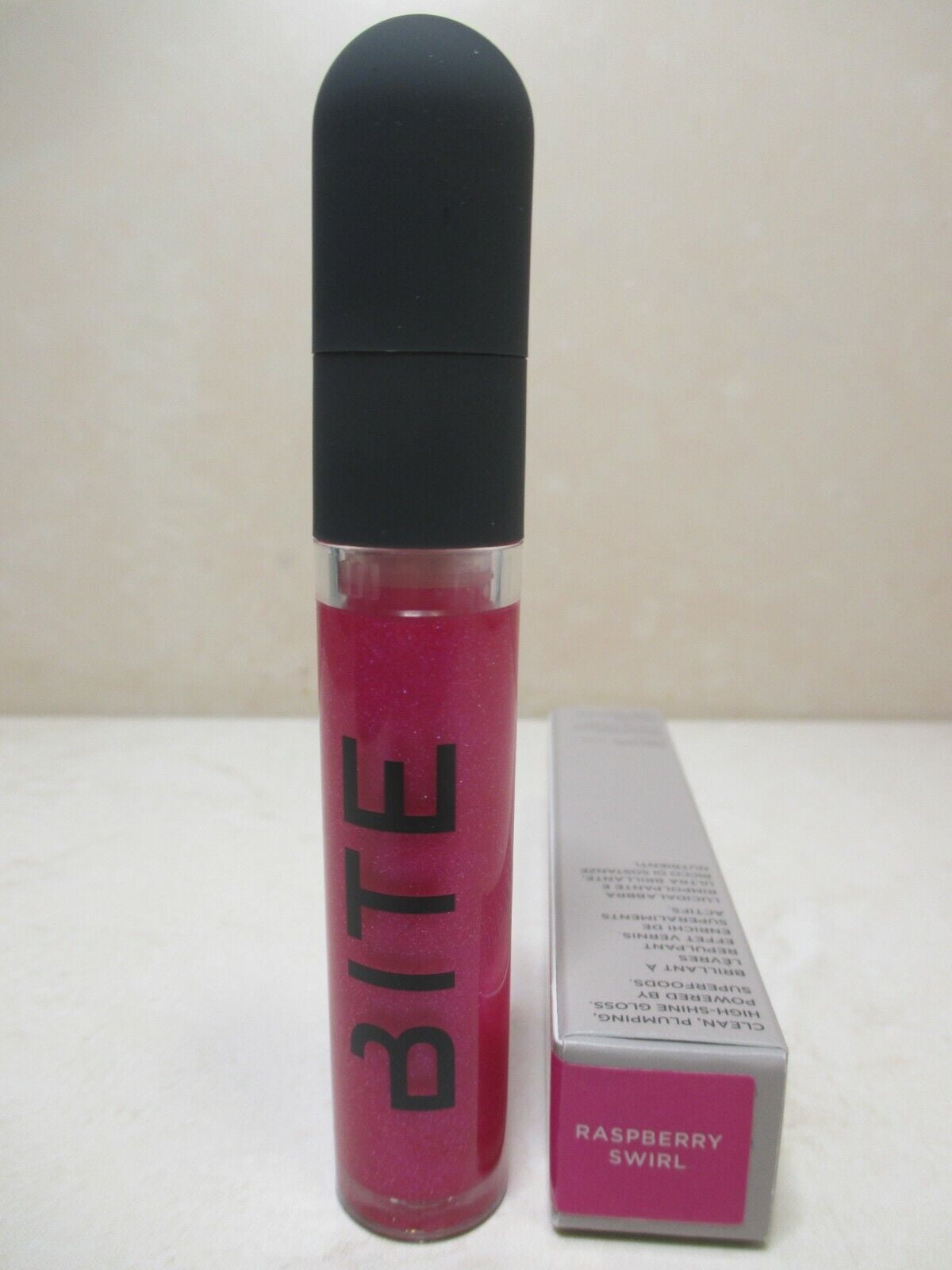 Bite Beauty Yaysayer Plumping Lip Gloss Raspberry Swirl .17 oz ...
