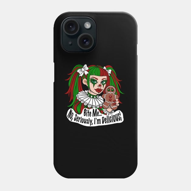 Bite Me Funny Sarcastic Vampire Humor Compatible Phone Case for iPhone ...