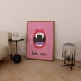 Bite Me Poster Cute Pink Wall Decor Vampire Art Trendy Poster, Unframed ...