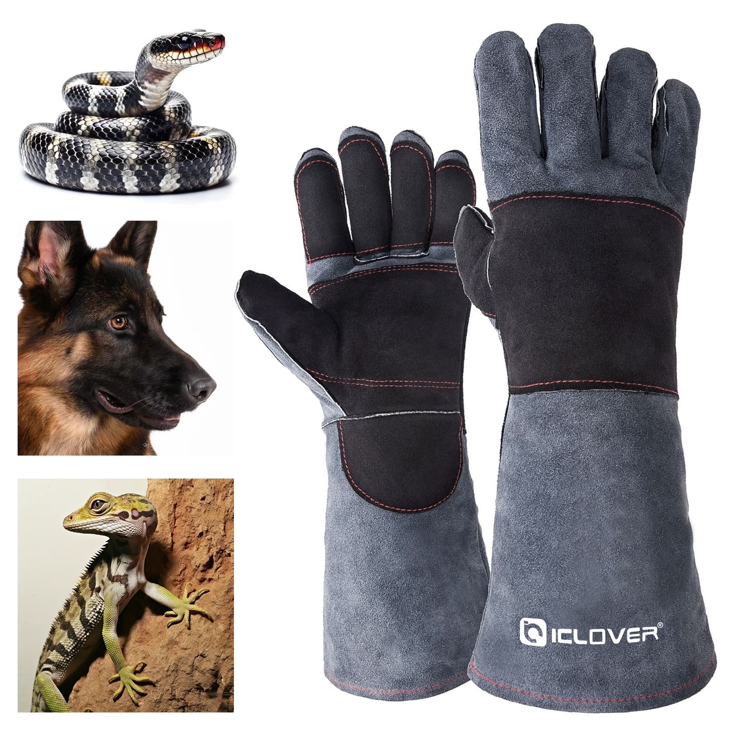 Bite Proof Gloves, 16 inch Durable Bie Resistant Protection Gloves ...