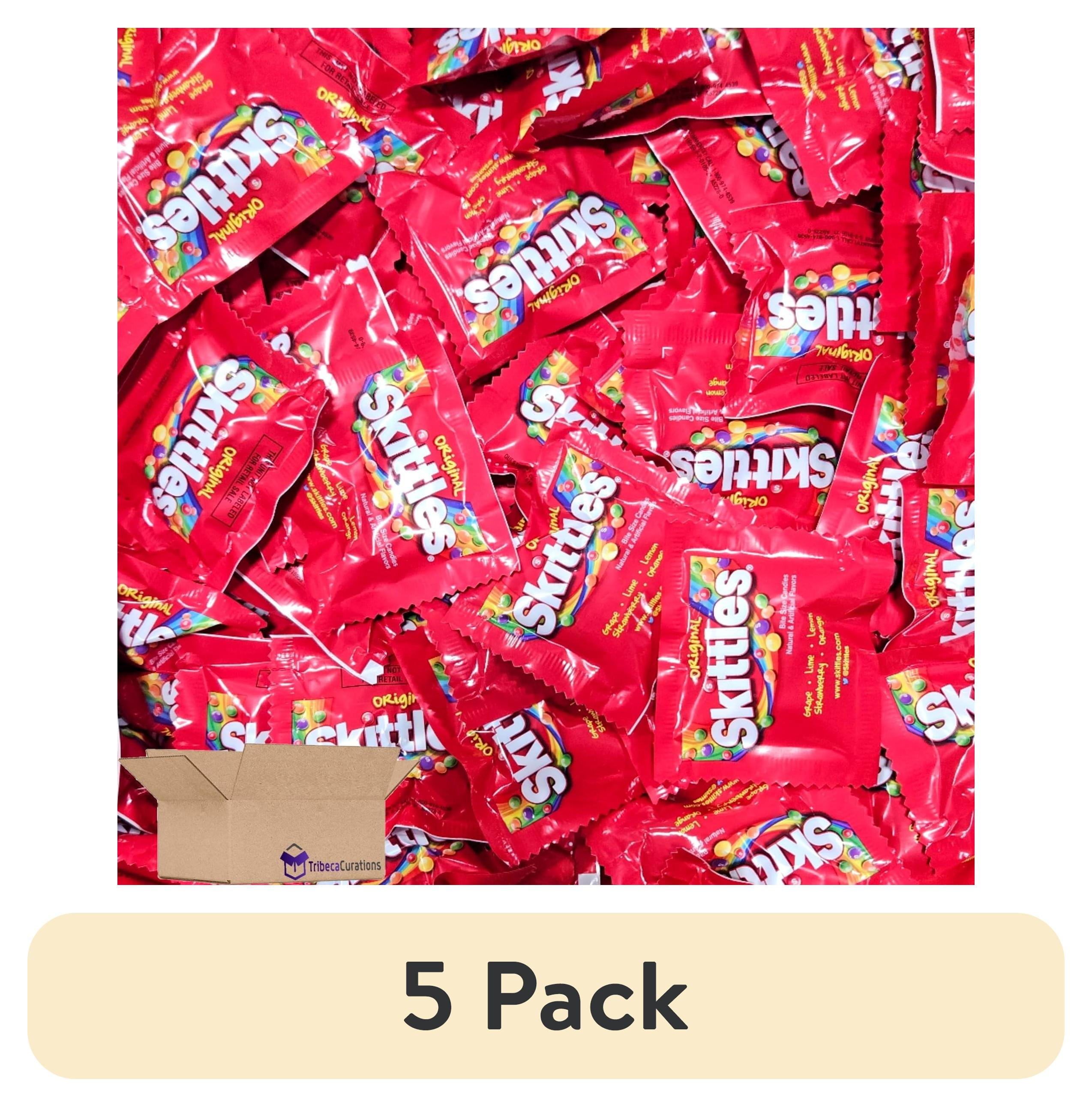 (5 pack) Bite Sized Fruit Flavored Chewy Candies Value Pack Fun Size ...