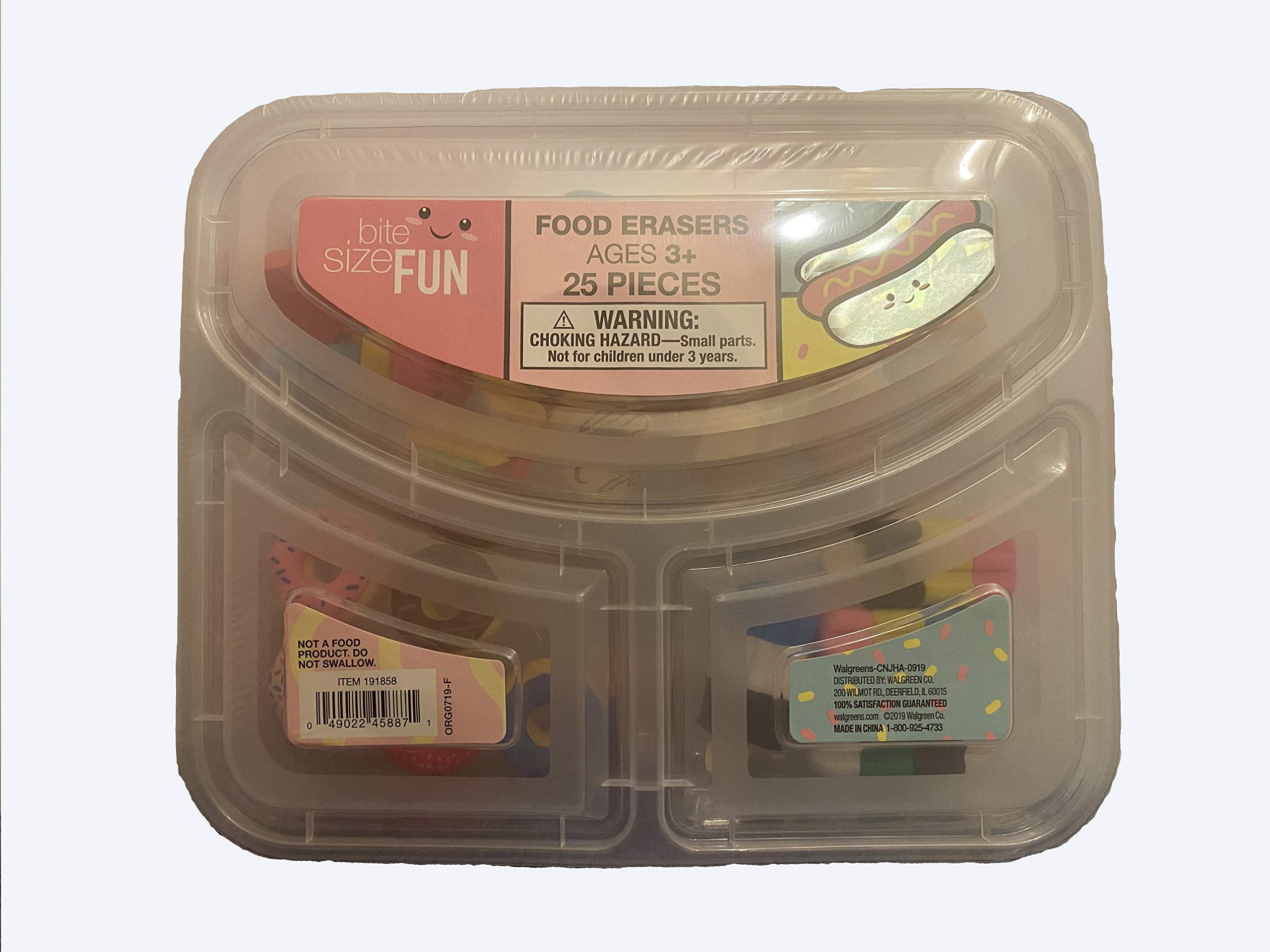 Bite size fun - food erasers - Walmart.com