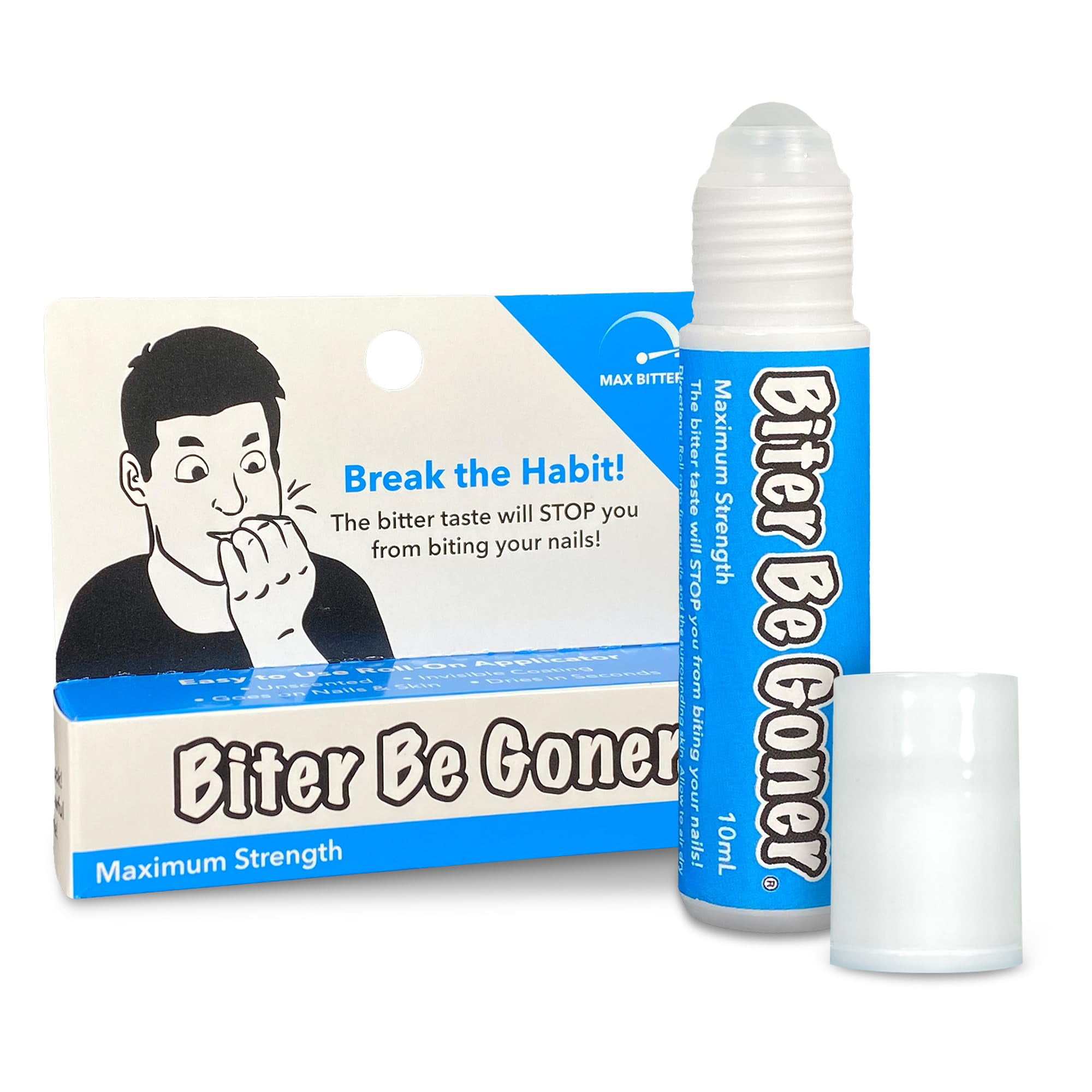 Biter Be Goner Nail Biting Deterrent Nail Biting Treatment for Kids and Adults Nail Biting Polish Alternative Non Glossy Invisible Coating Stop Nail Biting and Thumb Sucking Today 0.3 Fl Oz Walmart ...